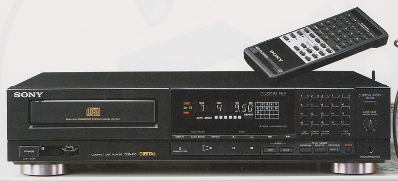 [SONY] CDP-950とCDP-750 [CDプレーヤー] – nakamura